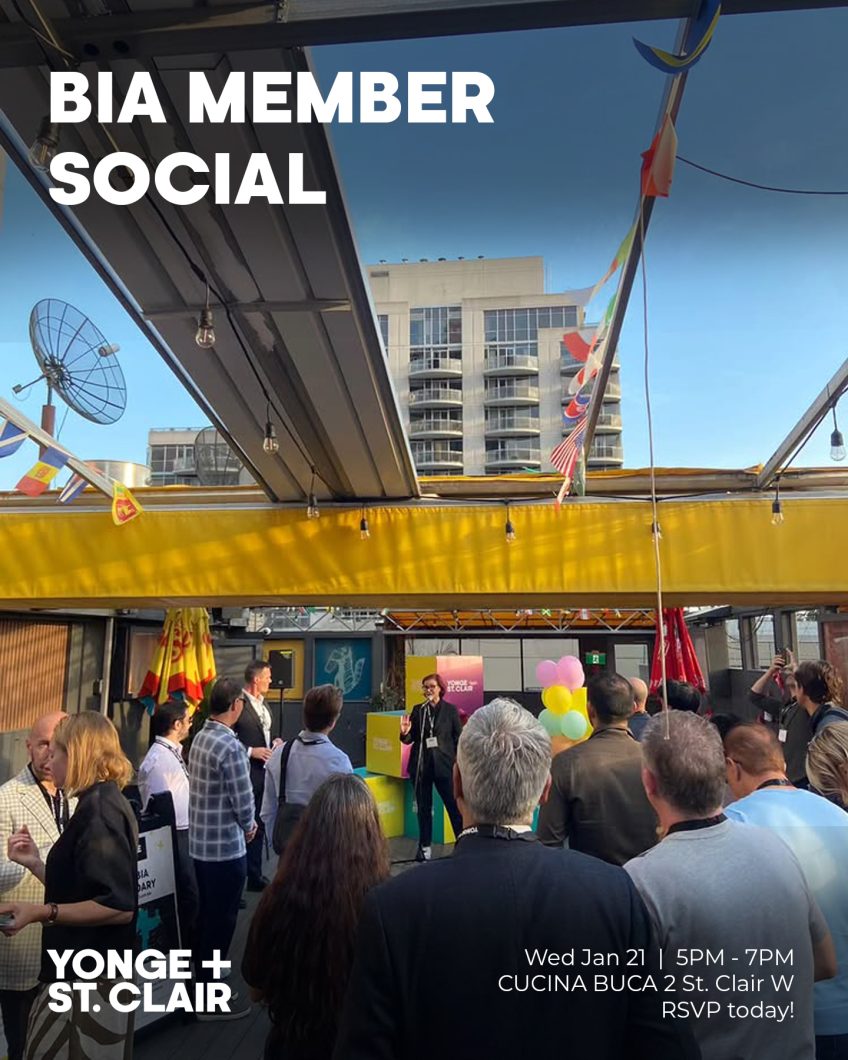 BIA Member Social - Yonge + St. Clair